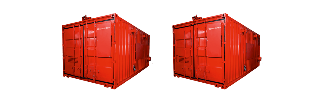 Limited Facilitated Containerised Pump House – Prefab Piping